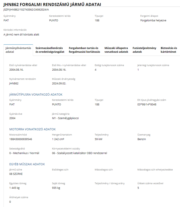 Rendszám lekérdezés ingyen: gépjárműadatok vásárlás előtt